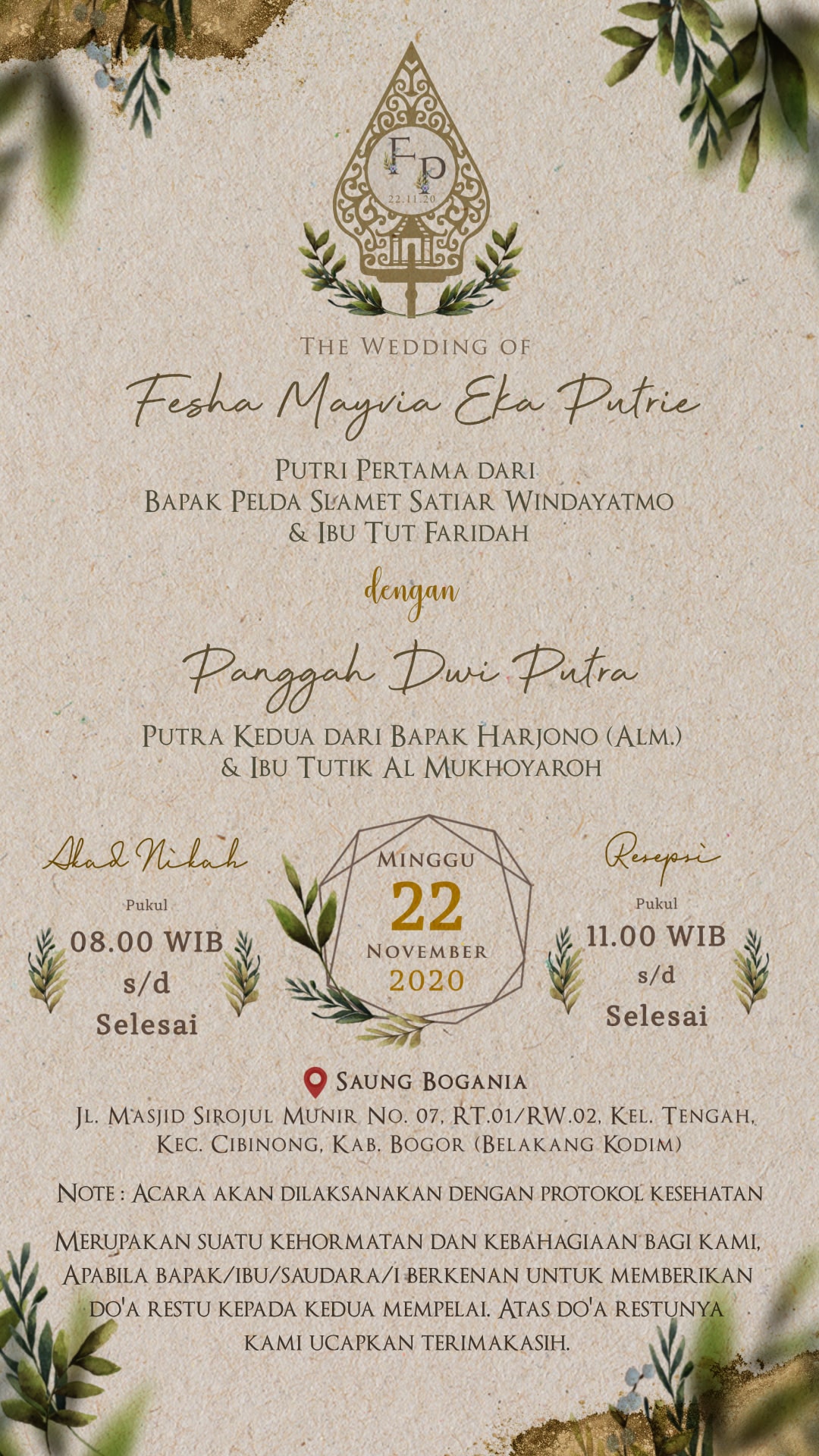 Undangan JPEG – Invitara Digital Invitation