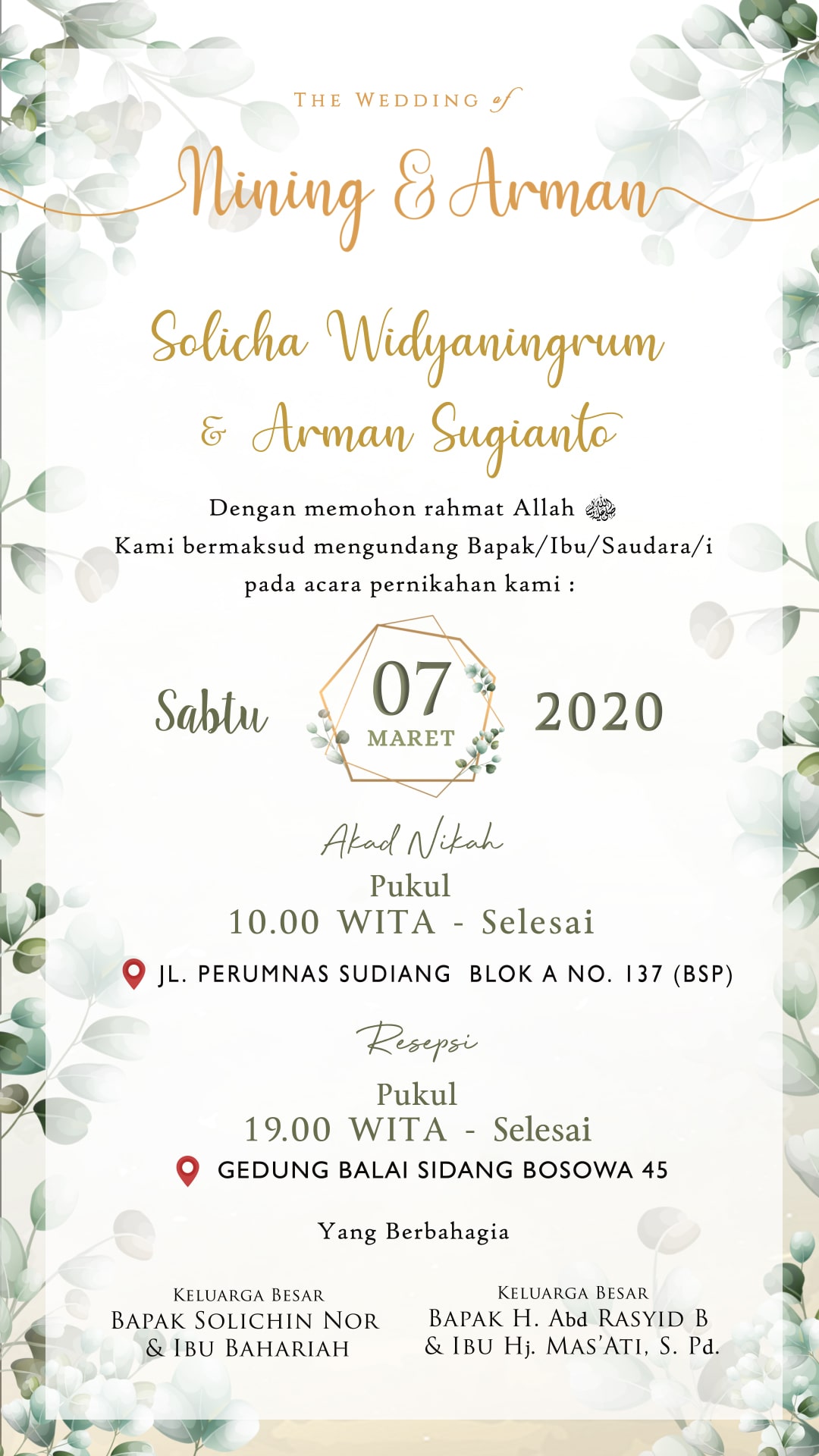 Undangan JPEG – Invitara Digital Invitation